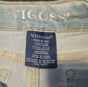 Vigoss | Bottoms | Vigoss Girls Size Xl 6 Mid Shorts Regular Rise ...